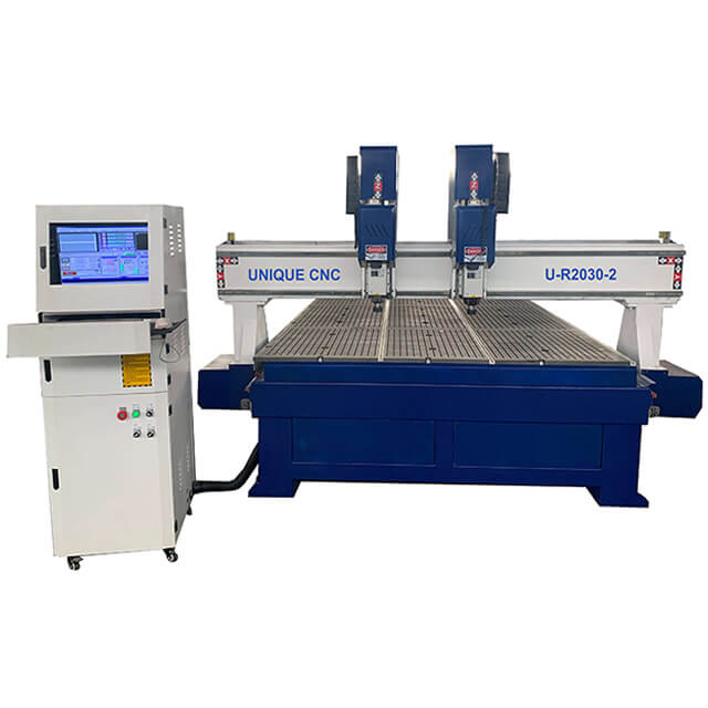Two Heads Woodworking CNC Router - Buy double heads cnc router, dual ...