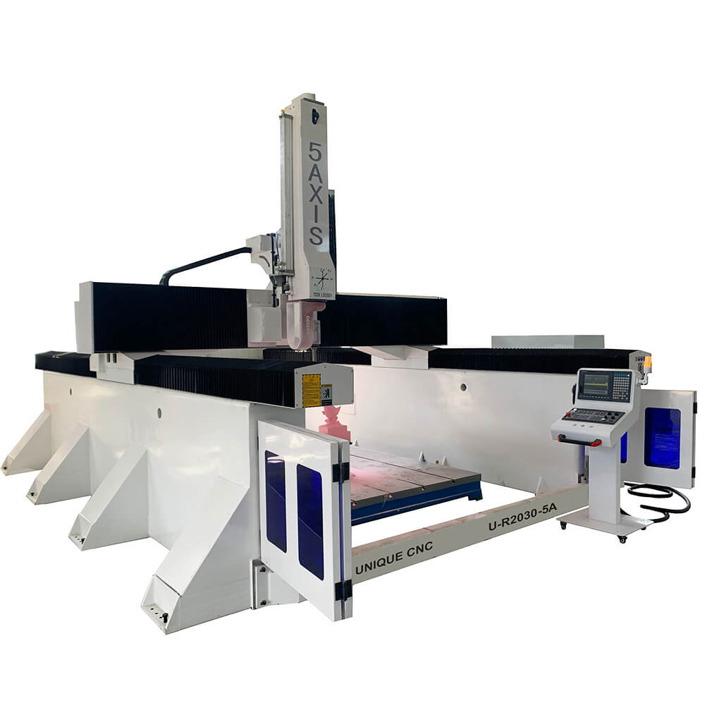 High Precision 5 Axis CNC Routing Machine For Fiberglass Carbon Fiber ...